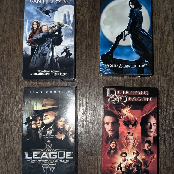 Media | Fantasy Action Movie Vhs Tapes Lot Dungeons Dragons Underworld ...